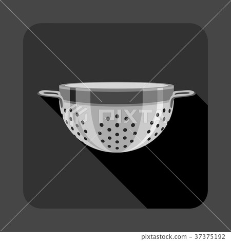 Colander concept background, cartoon style - Stock Illustration ...