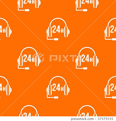 Support 24 hours pattern seamless - Stock Illustration [37375535] - PIXTA