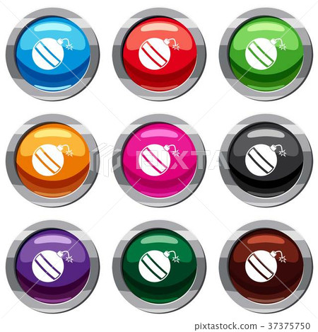 Bomb set 9 collection - Stock Illustration [37375750] - PIXTA