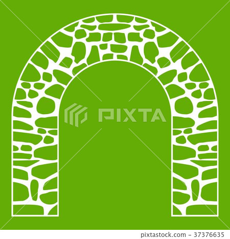Arch icon green - Stock Illustration [37376635] - PIXTA