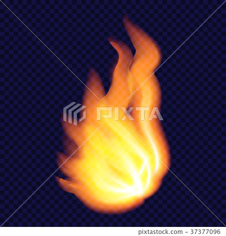 Natural fire concept background, realistic style - Stock Illustration ...