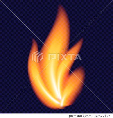 Yellow fire concept background, realistic style - Stock Illustration ...