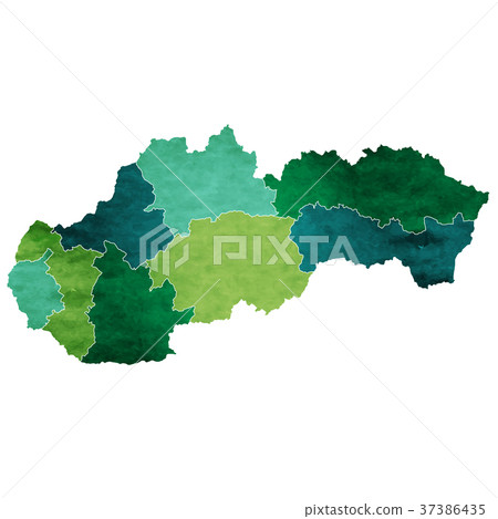 Slovakia map country icon - Stock Illustration [37386435] - PIXTA