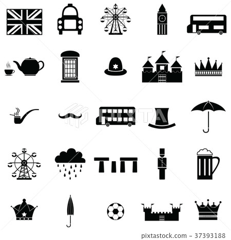 england icon set - Stock Illustration [37393188] - PIXTA
