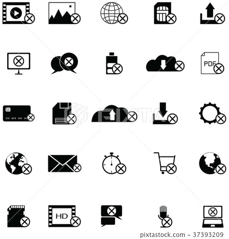 error icon set - Stock Illustration [37393209] - PIXTA