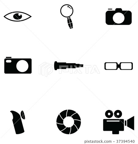 optical icon set - Stock Illustration [37394540] - PIXTA