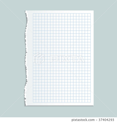Notebook paper concept background, realistic style - Stock Illustration ...