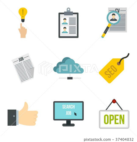 Paper work icons set, cartoon style - Stock Illustration [37404832] - PIXTA