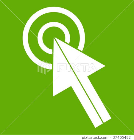 Click icon green - Stock Illustration [37405492] - PIXTA