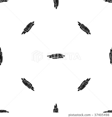 Water puddle pattern seamless black - Stock Illustration [37405498] - PIXTA