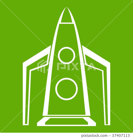 Rocket icon green - Stock Illustration [37407113] - PIXTA