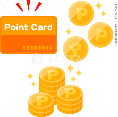 Image of point card and point - Stock Illustration [37407904] - PIXTA