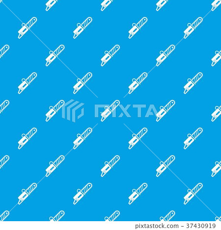 Chainsaw pattern seamless blue - Stock Illustration [37430919] - PIXTA