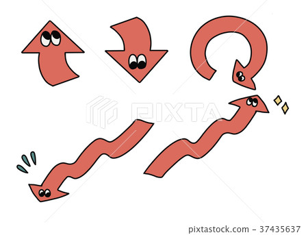 Face arrow - Stock Illustration [37435637] - PIXTA
