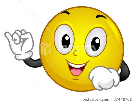 Mascot Smiley Pinky Swear Illustration - Stock Illustration [37448768 ...