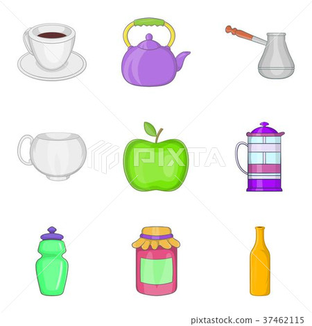 Mead icons set, cartoon style - Stock Illustration [37462115] - PIXTA
