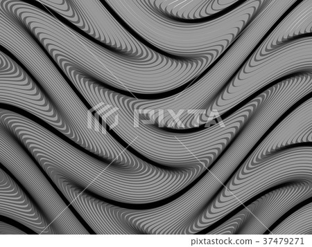 abstract stylized lines, vector - Stock Illustration [37479271] - PIXTA