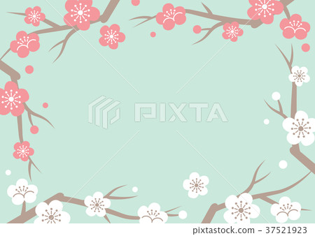 Plum Frame - Stock Illustration [37521923] - PIXTA