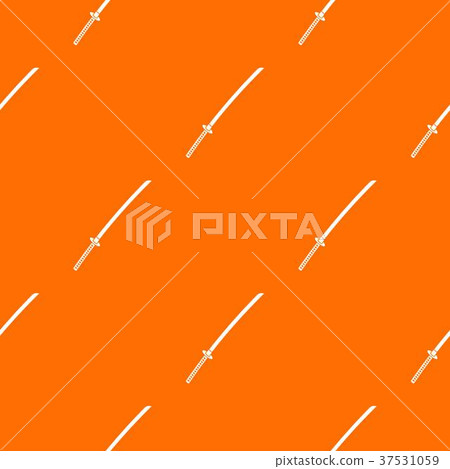 Japanese katana pattern seamless - Stock Illustration [37531059] - PIXTA