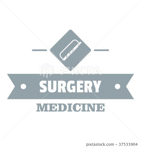 Surgery medicine logo, simple gray style - Stock Illustration [37533904 ...