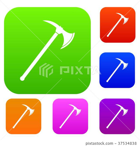 Ax set color collection - Stock Illustration [37534838] - PIXTA