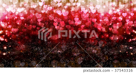 Valentine heart texture background - Stock Illustration [37543316] - PIXTA