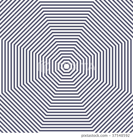 Black and White concentric octagon elements - Stock Illustration ...