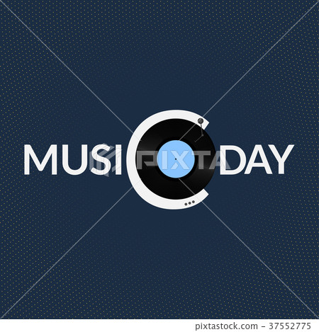 World music day logo - Stock Illustration [37552775] - PIXTA