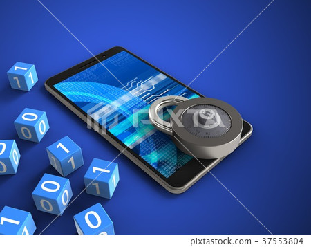 3d code lock - Stock Illustration [37553804] - PIXTA