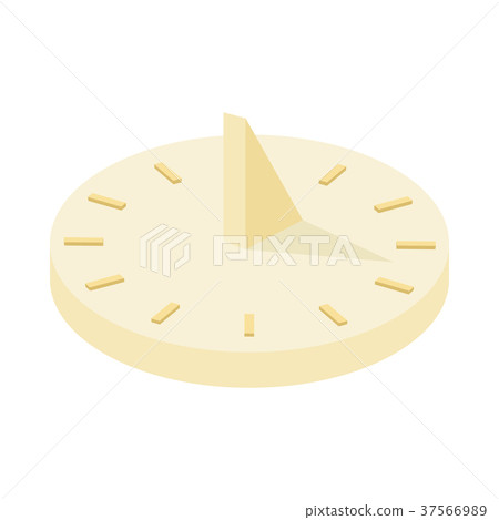 Sundial icon, cartoon style - Stock Illustration [37566989] - PIXTA