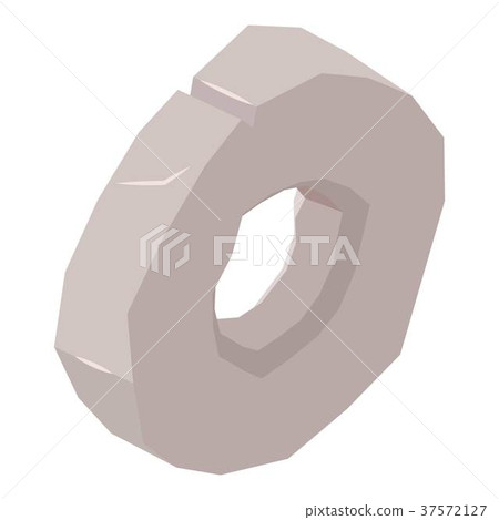 Primitive tool icon, isometric style - Stock Illustration [37572127 ...