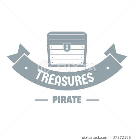 Treasure logo, simple gray style - Stock Illustration [37572196] - PIXTA