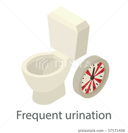 Frequent urination icon, isometric style - Stock Illustration [37572400 ...