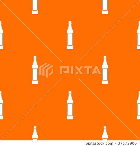 Vinegar bottle pattern seamless - Stock Illustration [37572900] - PIXTA