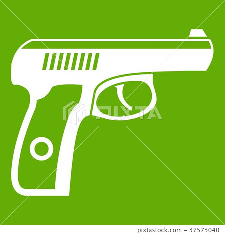 Gun icon green - Stock Illustration [37573040] - PIXTA