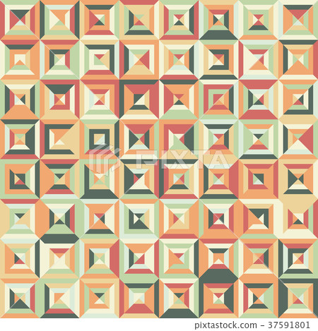 Seamless rectangle geometric pattern - Stock Illustration [37591801 ...