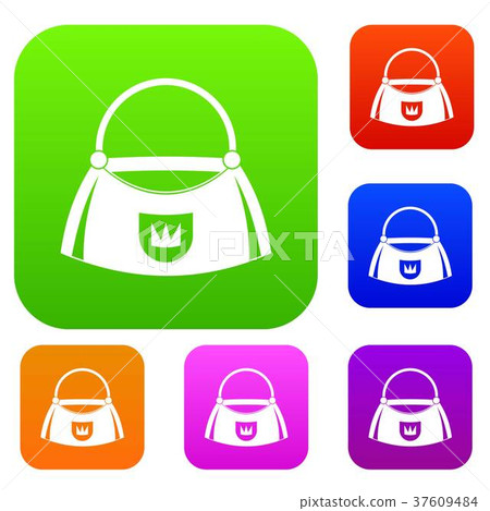 Bag set color collection - Stock Illustration [37609484] - PIXTA