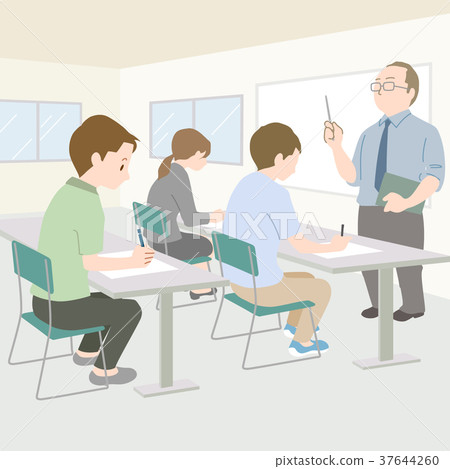 Cram school - Stock Illustration [37644260] - PIXTA