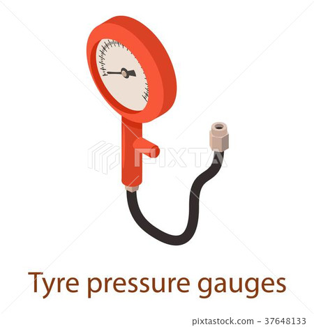 Pressure icon, isometric 3d style - Stock Illustration [37648133] - PIXTA