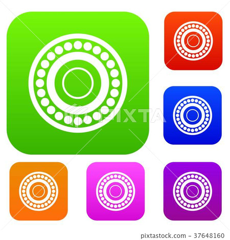 Bearing set color collection - Stock Illustration [37648160] - PIXTA