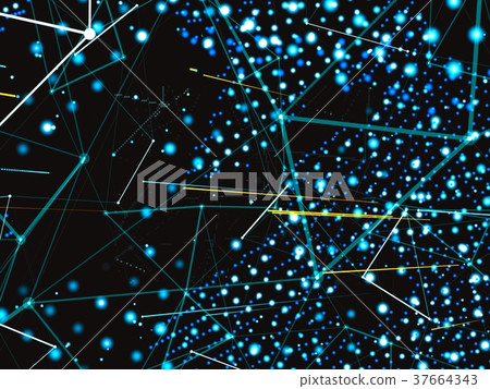 Abstract representation of the digital world - Stock Illustration ...
