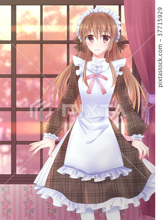 Country maid - Stock Illustration [37715929] - PIXTA