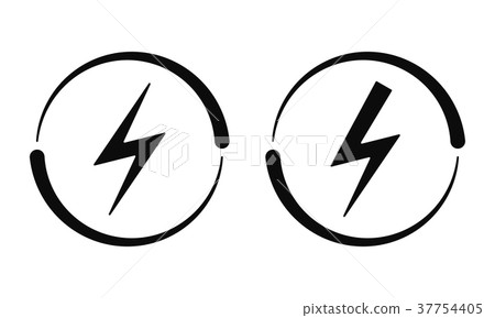 Electrical Signs. Vector Icon - Stock Illustration [37754405] - PIXTA