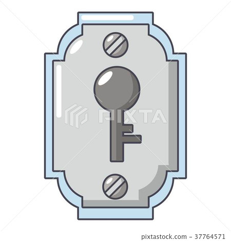 Lock front icon, cartoon style - Stock Illustration [37764571] - PIXTA