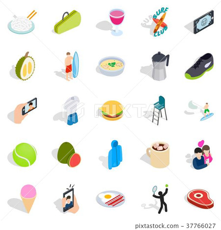 Stoutly icons set, simple style - Stock Illustration [37766027] - PIXTA