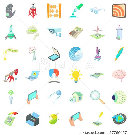 Innovation icons set, cartoon style - Stock Illustration [37766457] - PIXTA