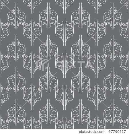 Seamless abstract vintage dark gray pattern - Stock Illustration ...