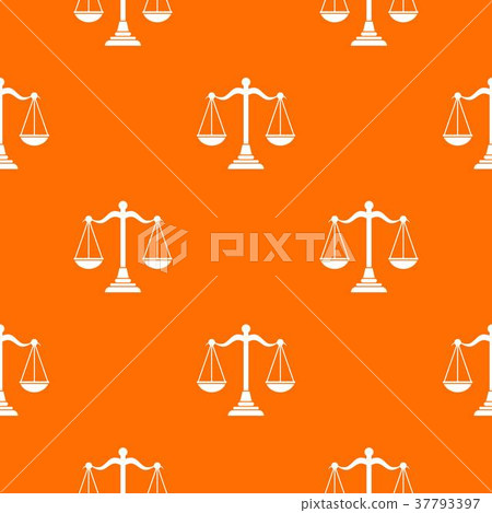 Balance scale pattern seamless - Stock Illustration [37793397] - PIXTA
