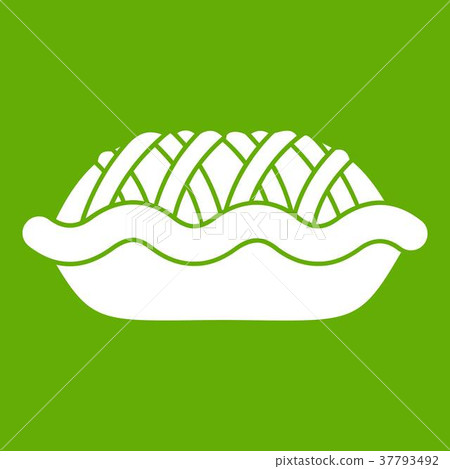 Pie icon green - Stock Illustration [37793492] - PIXTA