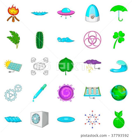 Might icons set, cartoon style - Stock Illustration [37793592] - PIXTA